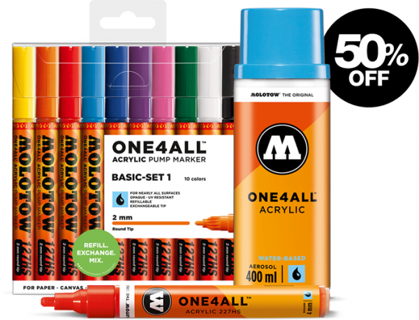 Promoção One4All - Molotow Brasil